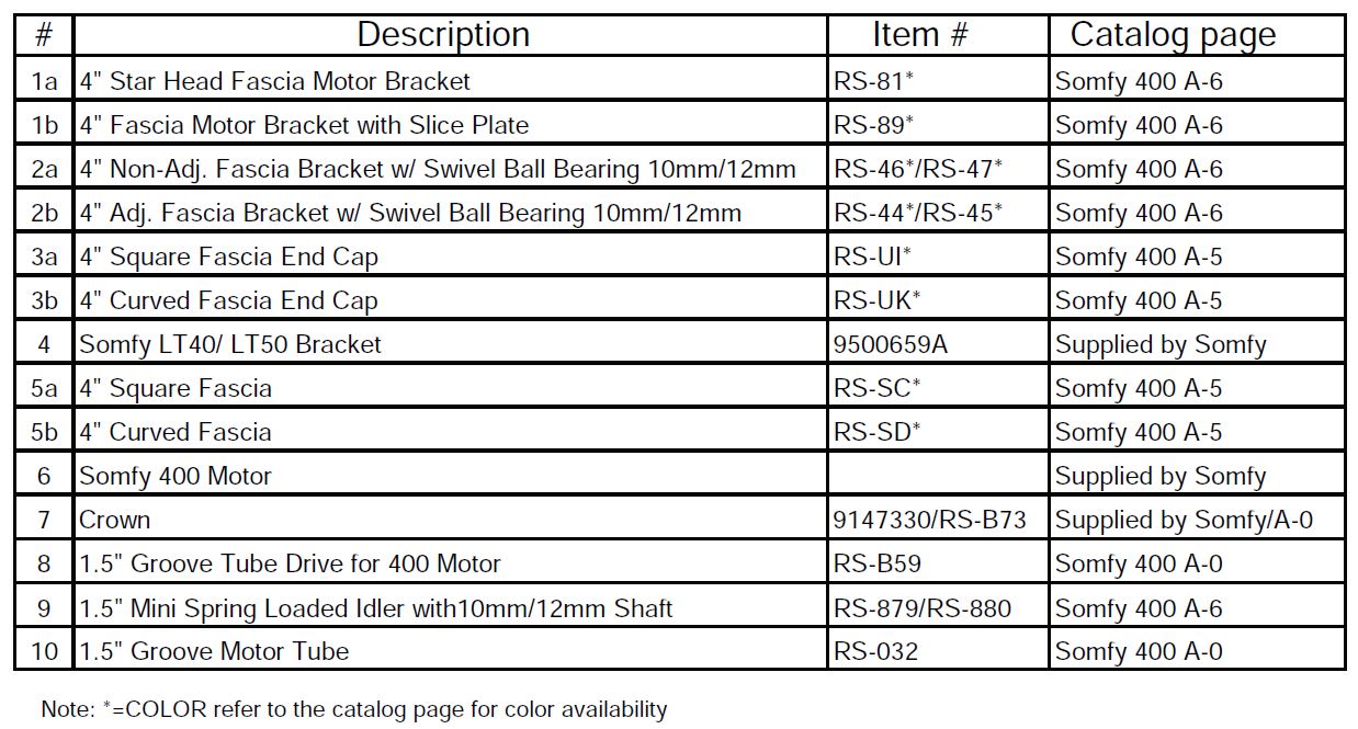 40-4″ Fascia Star Head/Slice Plate Bracket – ZMC