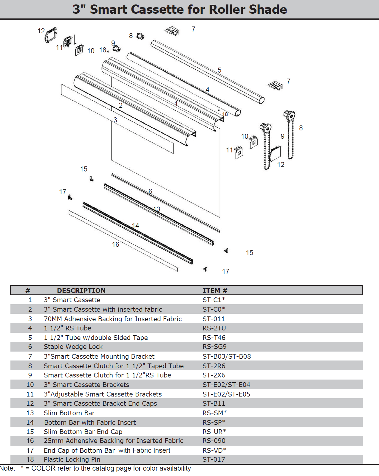 3″ Smart Cassette Reinforced Wall Mounting Bracket, Zinc-Plated – ZMC